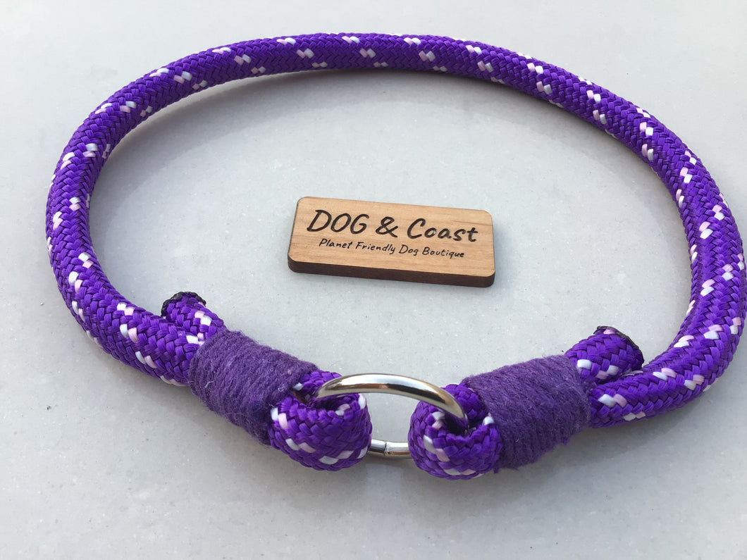 Purple PPM ID Rope Collar – DOG & Coast